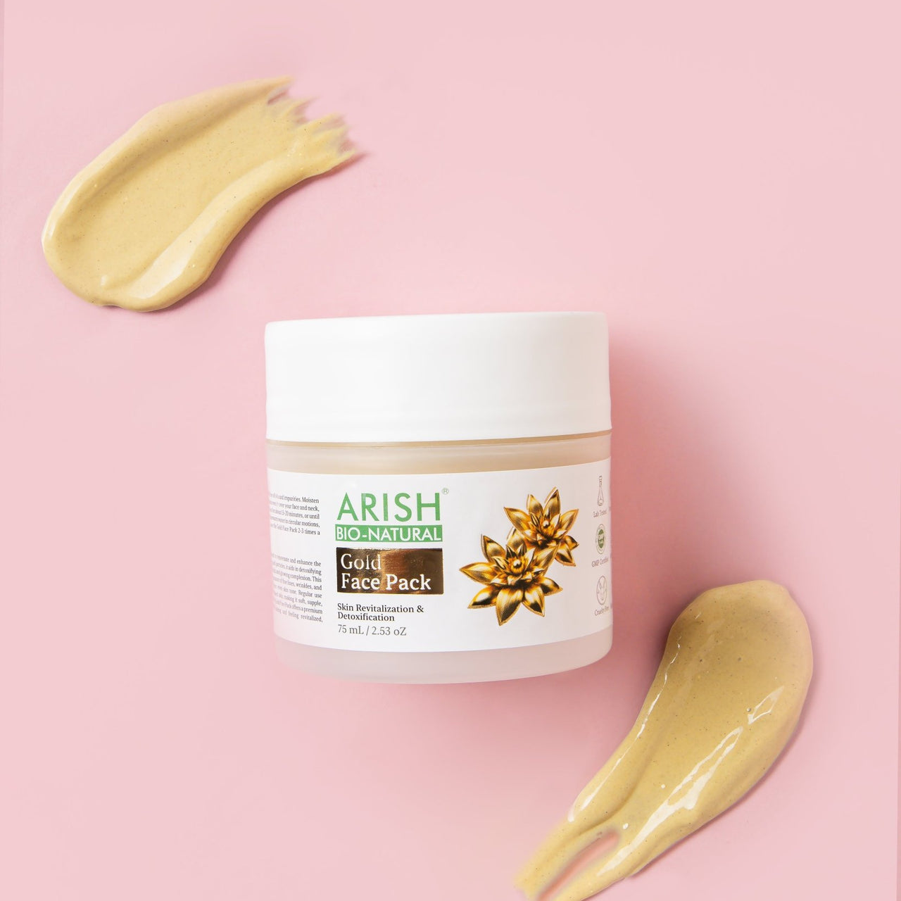 Luxurious Gold Face Pack for Radiant Skin – Arish Bionatural
