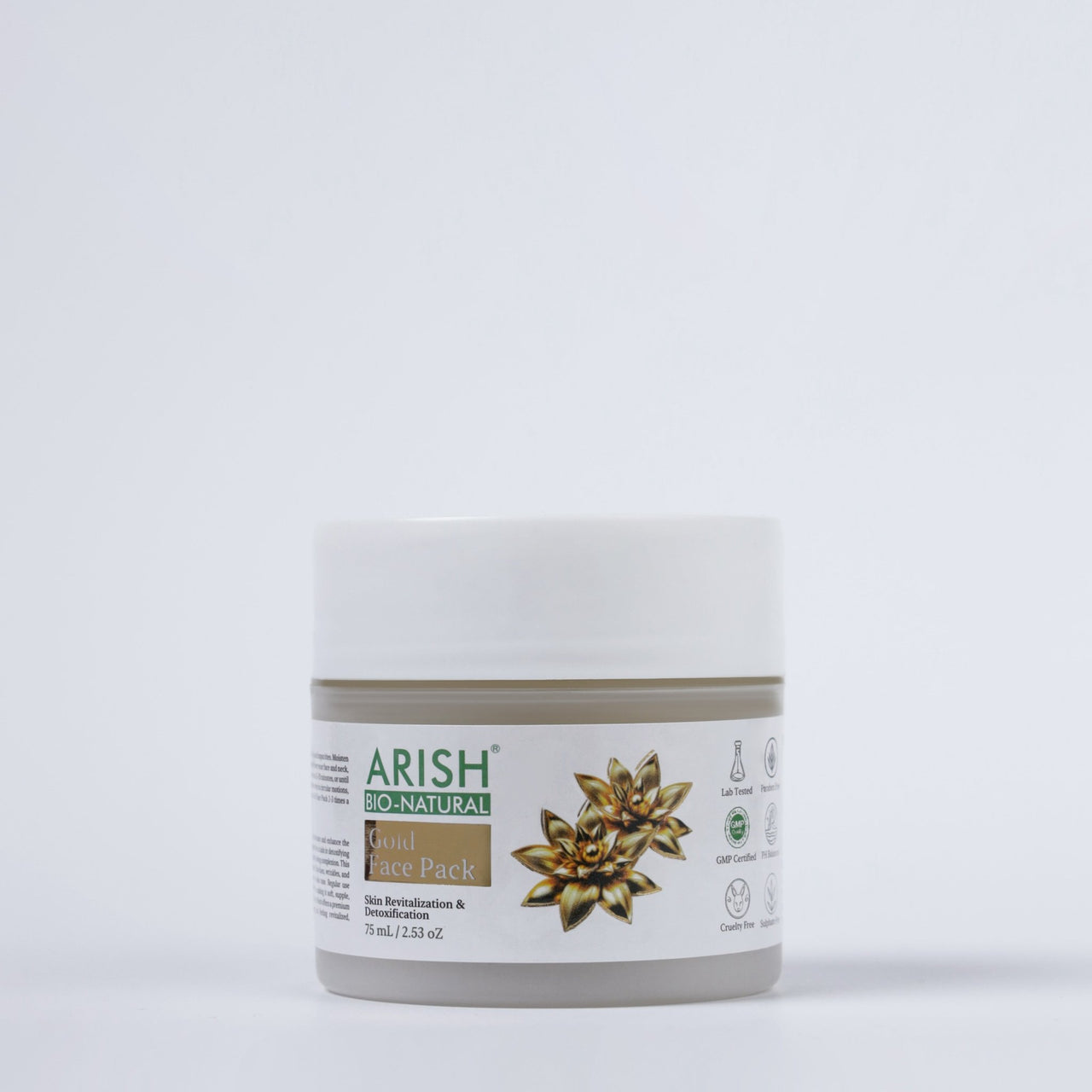 Luxurious Gold Face Pack for Radiant Skin – Arish Bionatural