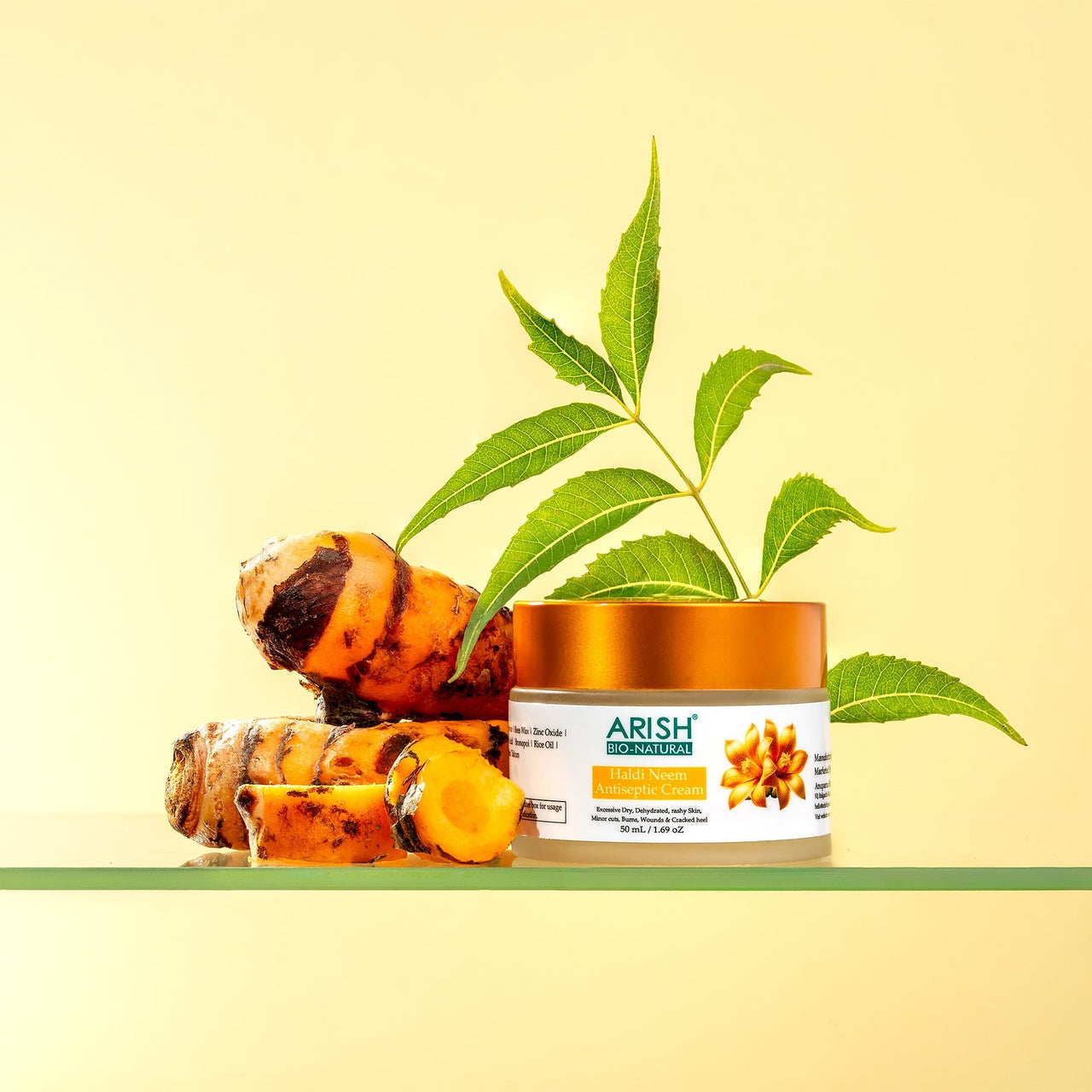 Haldi Neem Antiseptic Cream for Skin Cleansing and Soothing – Arish ...