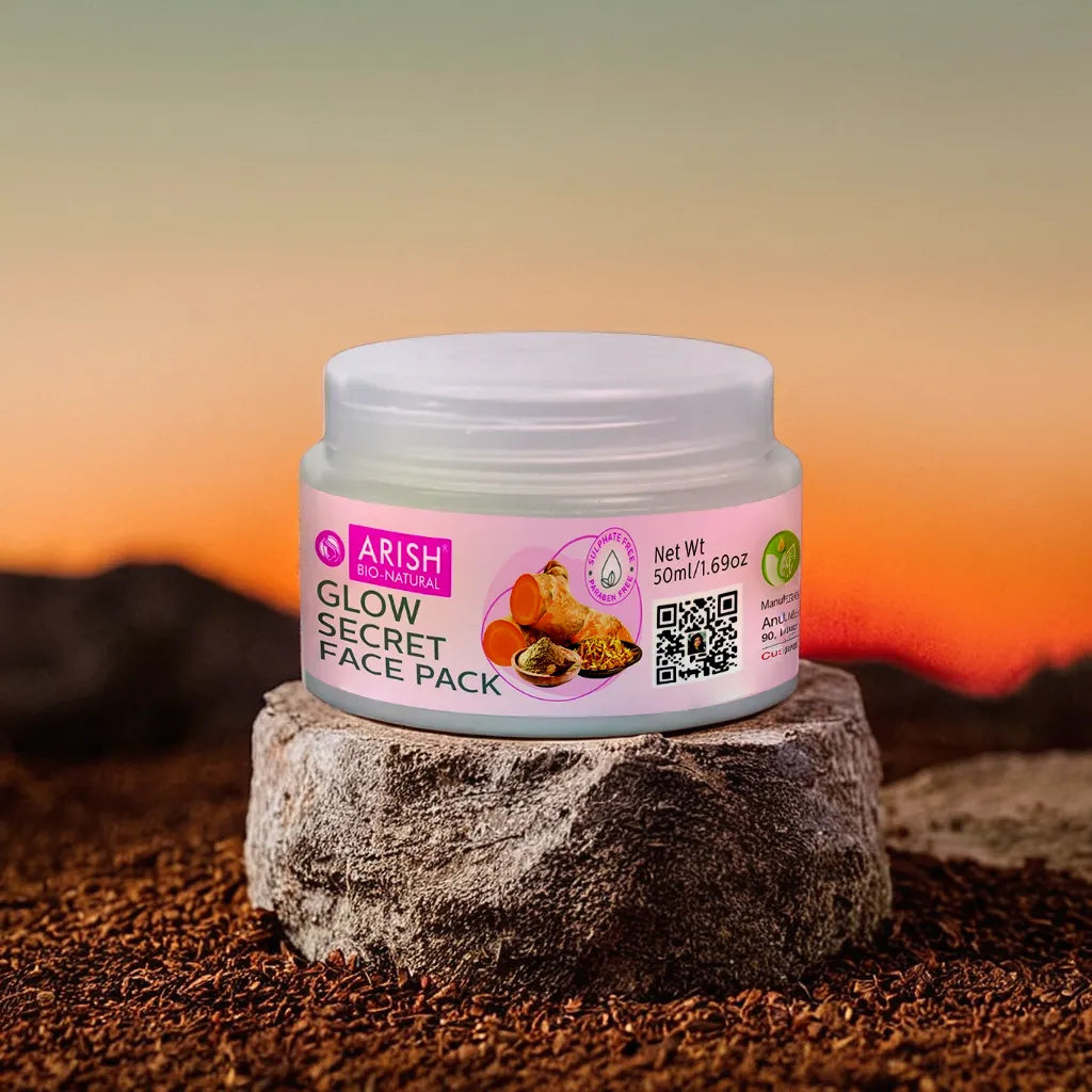 Glow Secret Face Pack – Arish Bionatural