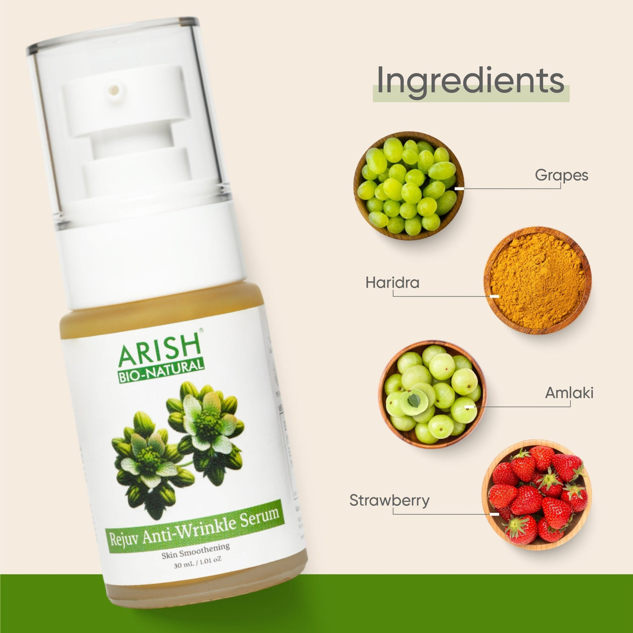 Anti-Wrinkle Serum for Youthful Skin – Arish Bionatural