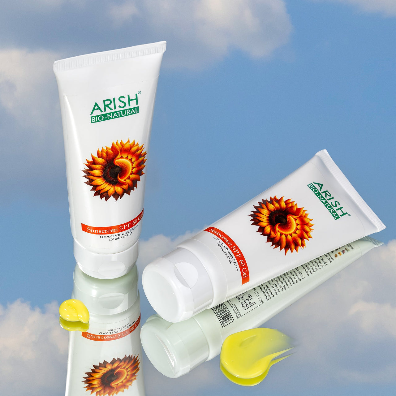 Sunscreen SPF 60 Gel for Ultimate UV Protection – Arish Bionatural